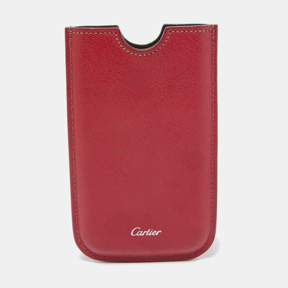 Cartier | Accessories | Cartier Pink Leather Iphone Case | Poshmark